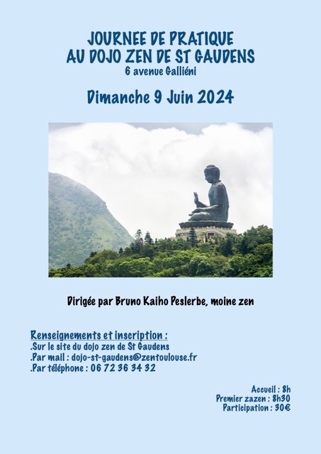Journée de pratique du zen - Méditation Zen Toulouse